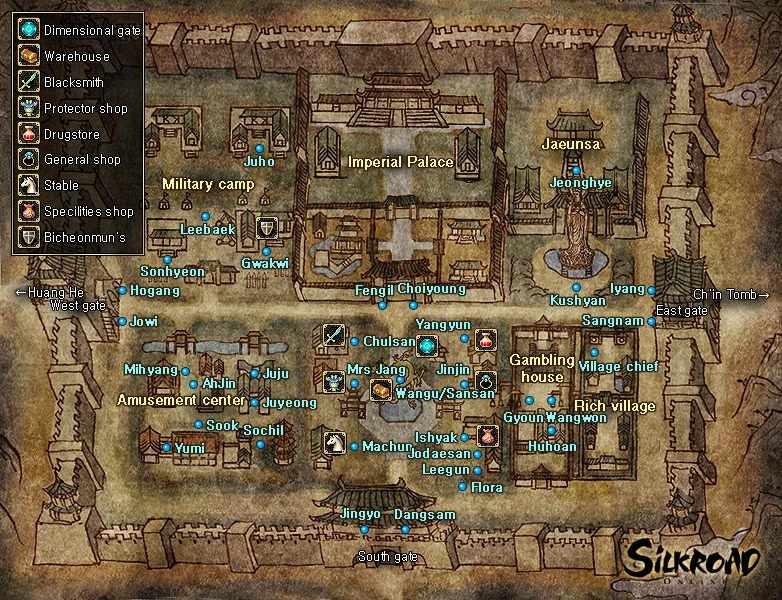 Map | Silkroad Online Wiki | Fandom