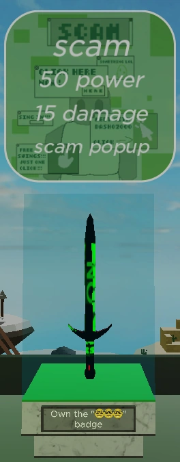 Scam | Silly Sword Game Wiki | Fandom