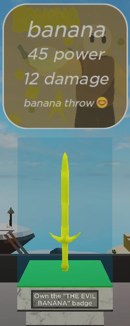 Banana | Silly Sword Game Wiki | Fandom