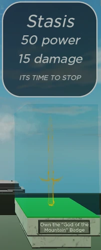Stasis | Silly Sword Game Wiki | Fandom