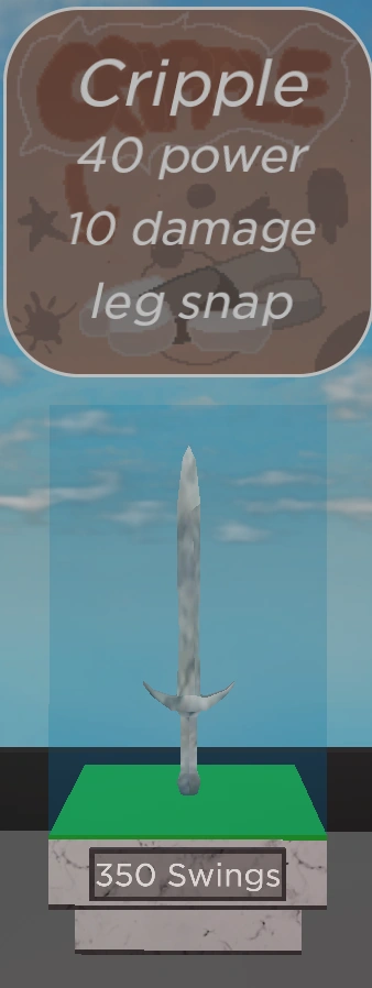 Cripple | Silly Sword Game Wiki | Fandom