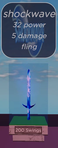 Shockwave | Silly Sword Game Wiki | Fandom