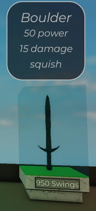 Boulder | Silly sword game Wiki | Fandom