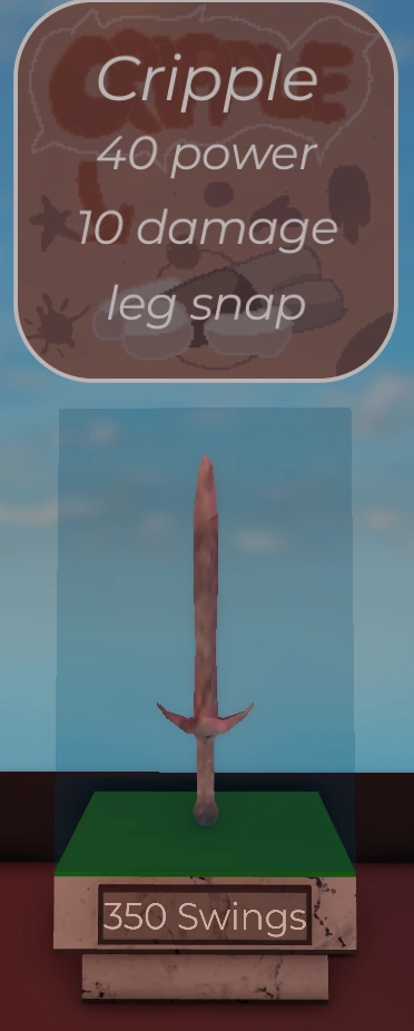 Cripple | Silly sword game Wiki | Fandom
