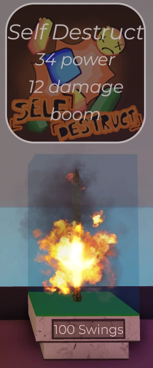 Self Destruct | Silly sword game Wiki | Fandom