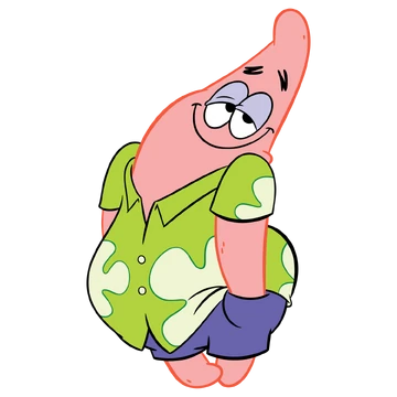 Patrick Star Transparent
