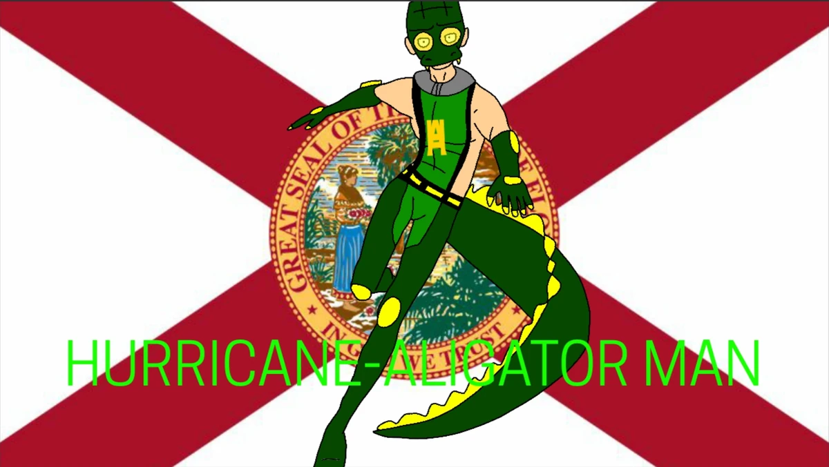 Hurricane-Alligator Man | Silver Eagle Studios Wiki | Fandom