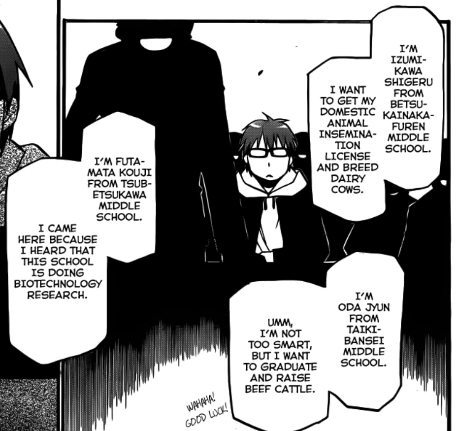 Tertiary Characters | Silver Spoon Wiki | Fandom