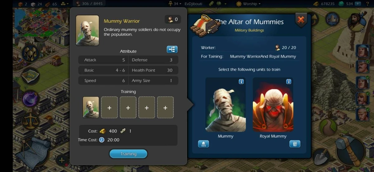 Mummy Warrior | Sim Empire Wiki | Fandom