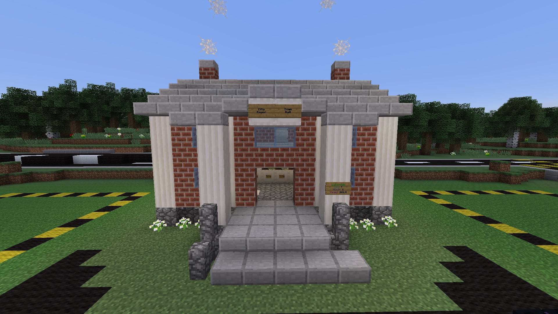 Minecraft Town Hall Ideas