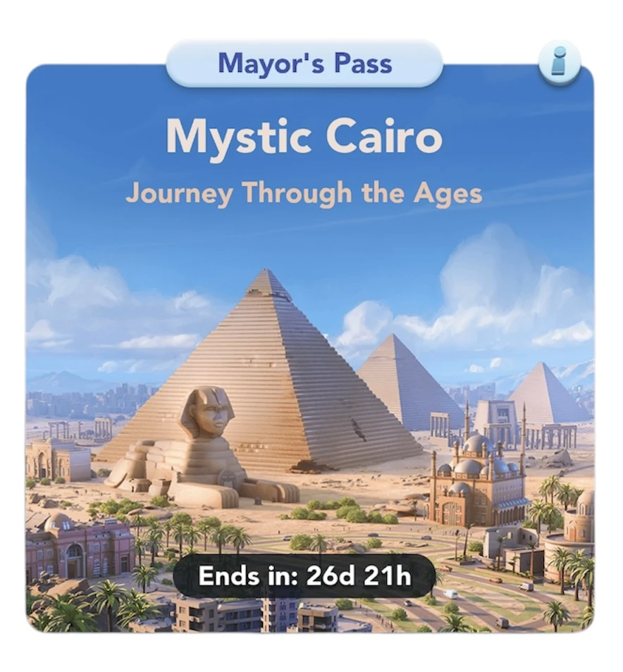 Mayor’s Pass Season 55: Mystic Cairo | SimCity BuildIt Wiki | Fandom