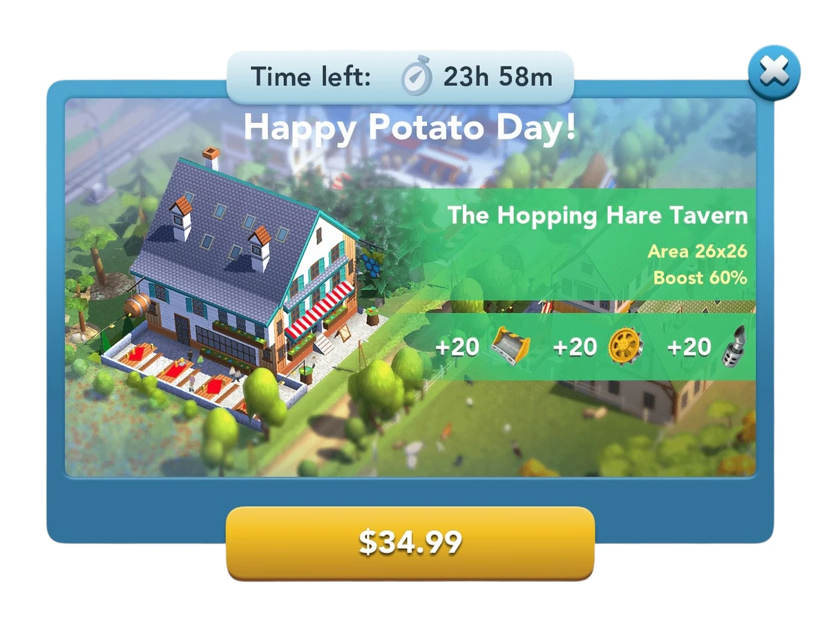 Happy Potato Day! | SimCity BuildIt Wiki | Fandom