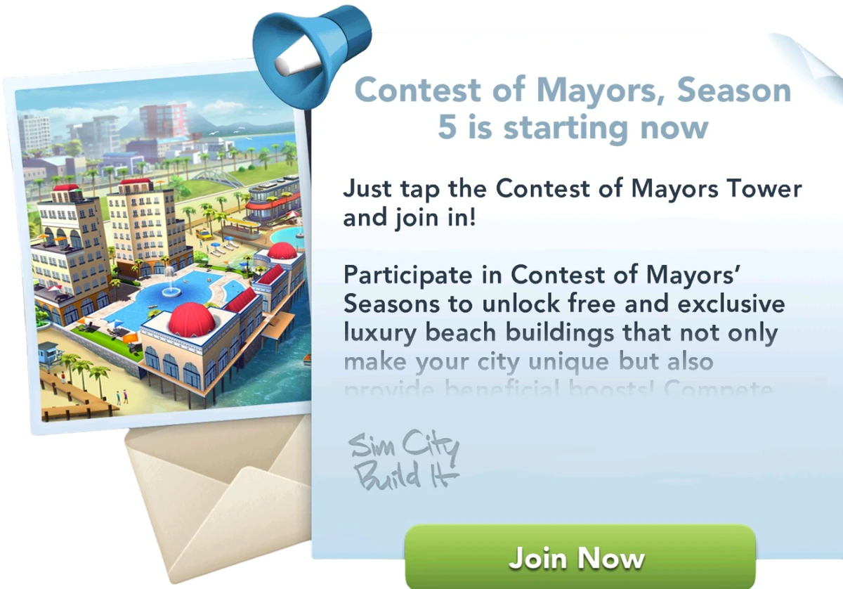 Contest of Mayors Season 5 | SimCity BuildIt Wiki | Fandom