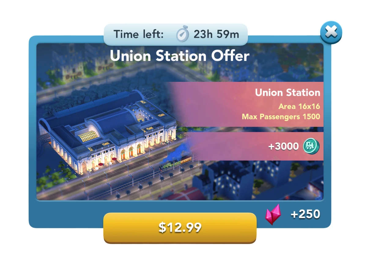 Union Station Offer | SimCity BuildIt Wiki | Fandom
