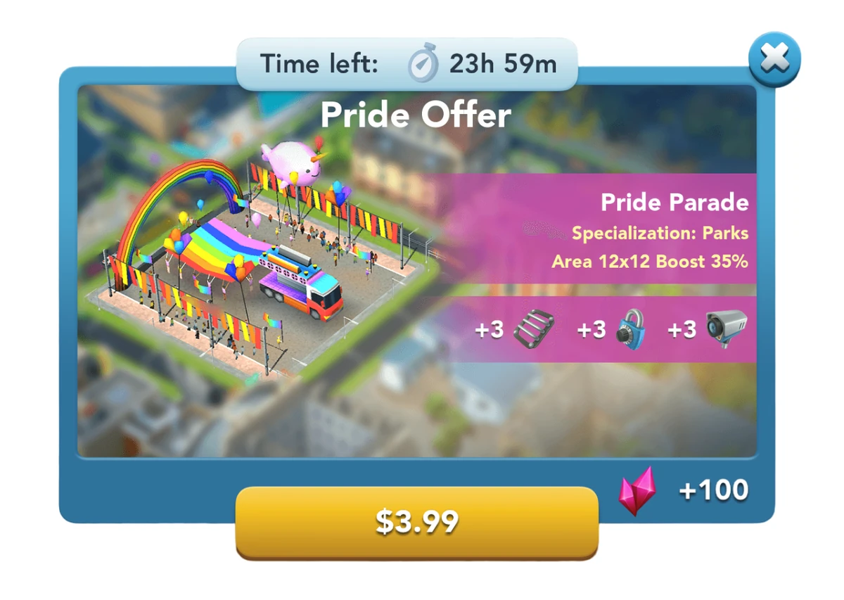 Pride Offer (2) | SimCity BuildIt Wiki | Fandom