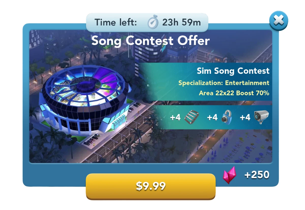 Song Contest Offer | SimCity BuildIt Wiki | Fandom