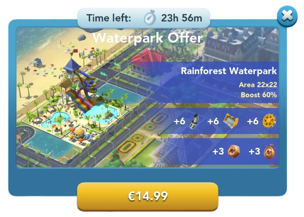 Waterpark Offer | SimCity BuildIt Wiki | Fandom