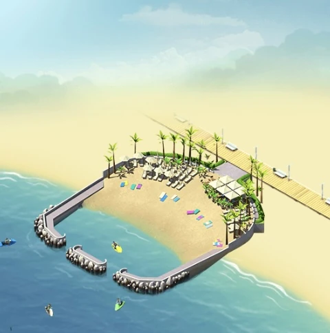 Larvotto Beach | SimCity BuildIt Wiki | Fandom