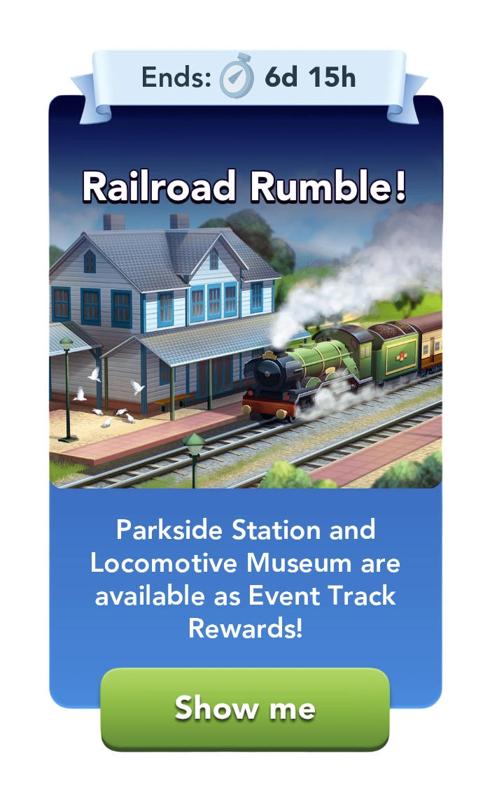 Railroad Rumble! | SimCity BuildIt Wiki | Fandom