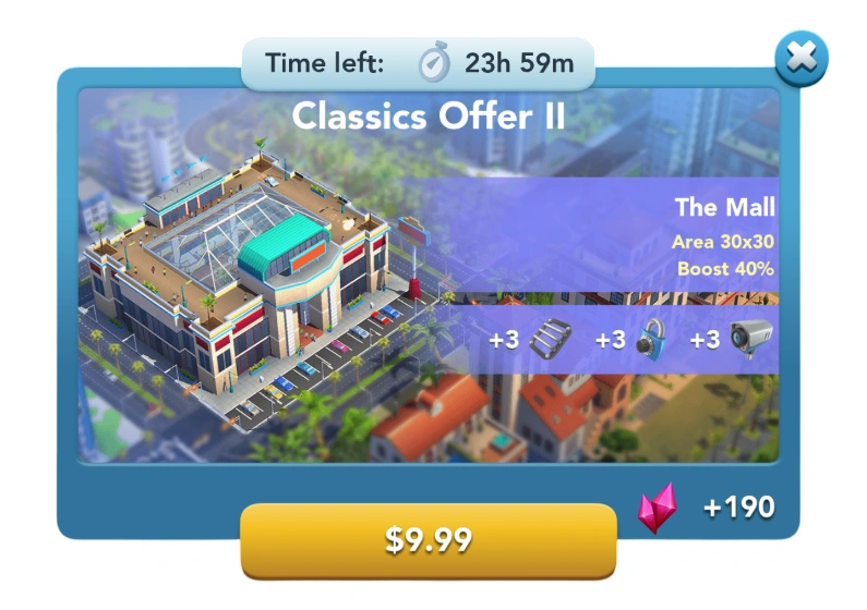 Classics Offer II - The Mall | SimCity BuildIt Wiki | Fandom
