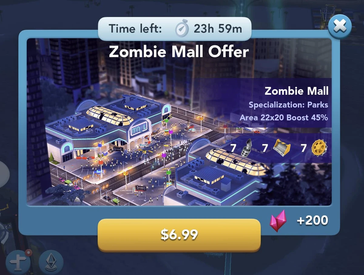 Zombie Mall Offer | SimCity BuildIt Wiki | Fandom