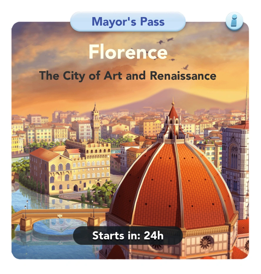 Mayor's Pass Season 30: Florence | SimCity BuildIt Wiki | Fandom