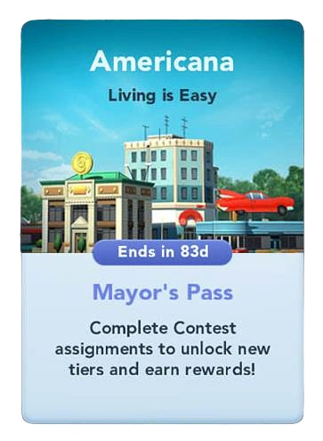 Mayor's Pass Season 1: Americana | SimCity BuildIt Wiki | Fandom