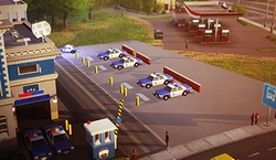 Patrol Car Lot (Police Station) - SimCity Wiki