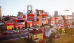 Large Fire Station - SimCity Wiki