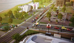 Medium Density Street - SimCity Wiki