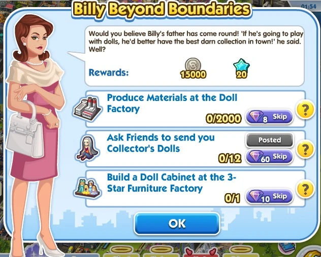 Billy Beyond Boundaries | SimCitySocial Wiki | Fandom