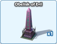 Obelisk of Evil | SimCitySocial Wiki | Fandom