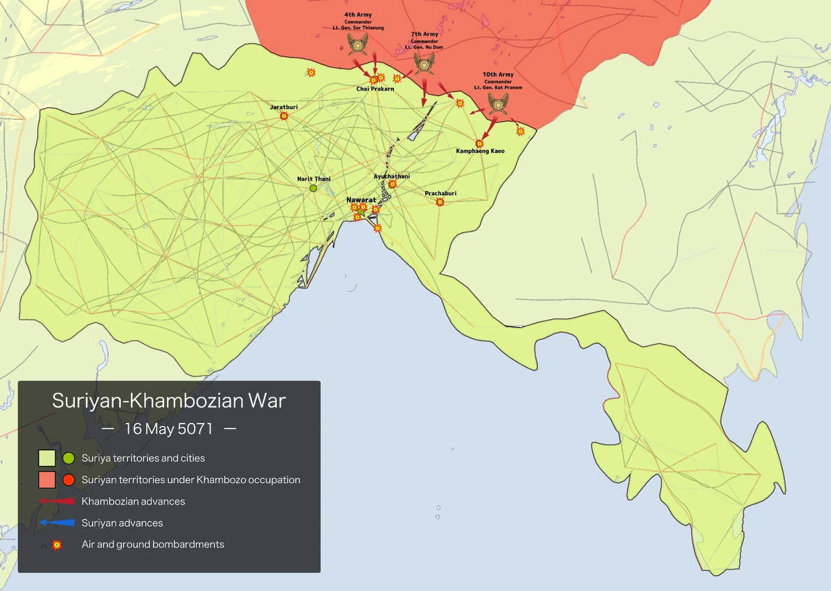 Suriyan-Khambozian War | Simcountry | Fandom