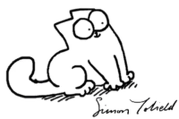 how to draw simons cat