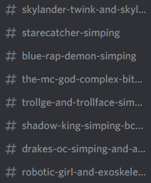 Simp + Appreciation Channels | Simp Server Wiki | Fandom
