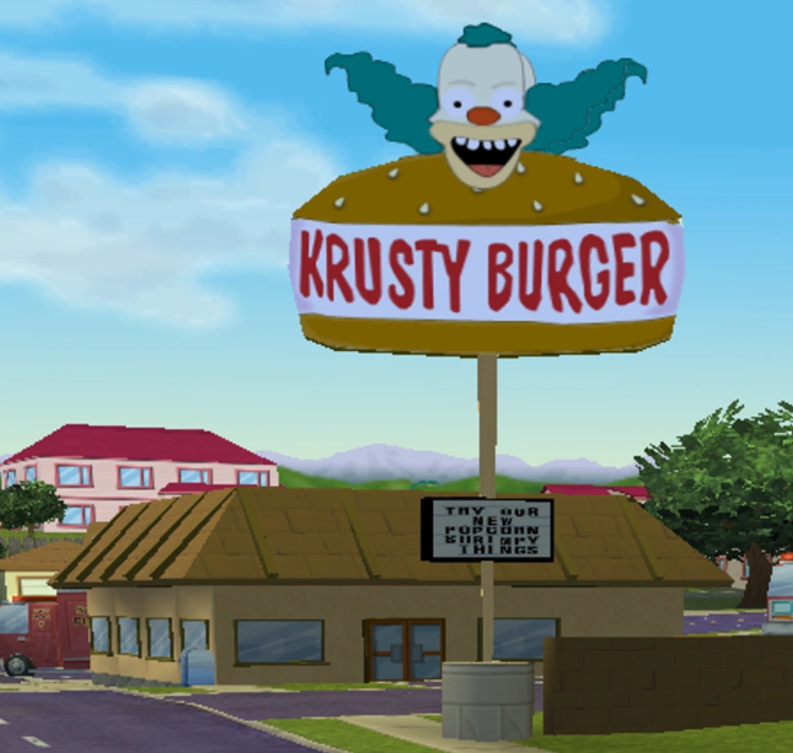 Krusty Burger | The Simpsons Hit And Run Wiki | Fandom
