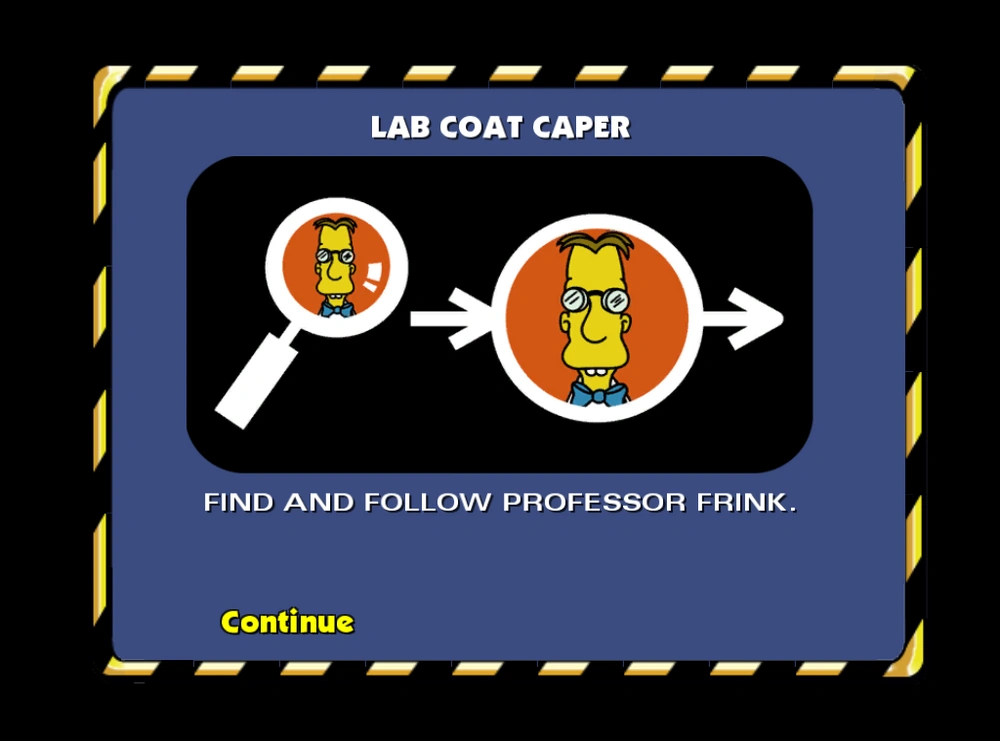 Lab Coat Caper | Wiki The Simpsons Hit & Run | Fandom