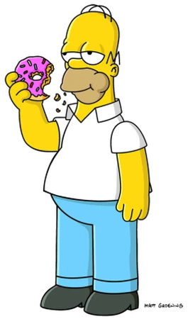 how to draw homer simpson screaming