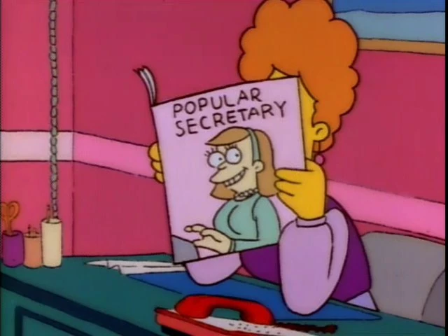 Popular Secretary | Simpsons Wiki | Fandom