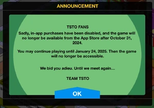 User blog:TheWarriorBeast890/The Simpsons: Tapped Out is shutting down ...