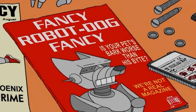 Fancy Robot-Dog Fancy | Simpsons Wiki | Fandom