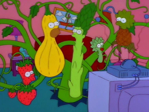 Vegetation couch gag | Simpsons Wiki | Fandom
