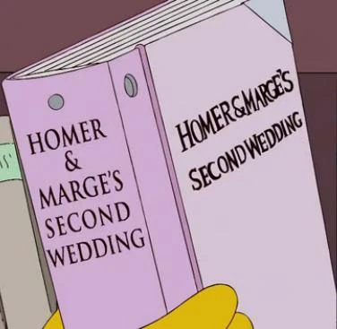 Homer & Marge's Second Wedding | Simpsons Wiki | Fandom