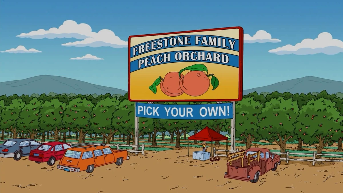 Freestone Family Peach Orchard | Simpsons Wiki | Fandom