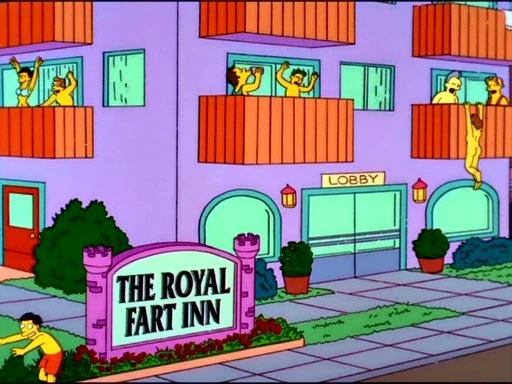 The Royal Fart Inn | Simpsons Wiki | Fandom