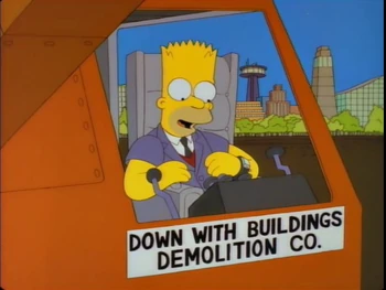 Down with Buildings Demolition Co. | Simpsons Wiki | Fandom