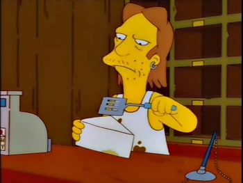 Sleep-Eazy Clerk | Simpsons Wiki | Fandom