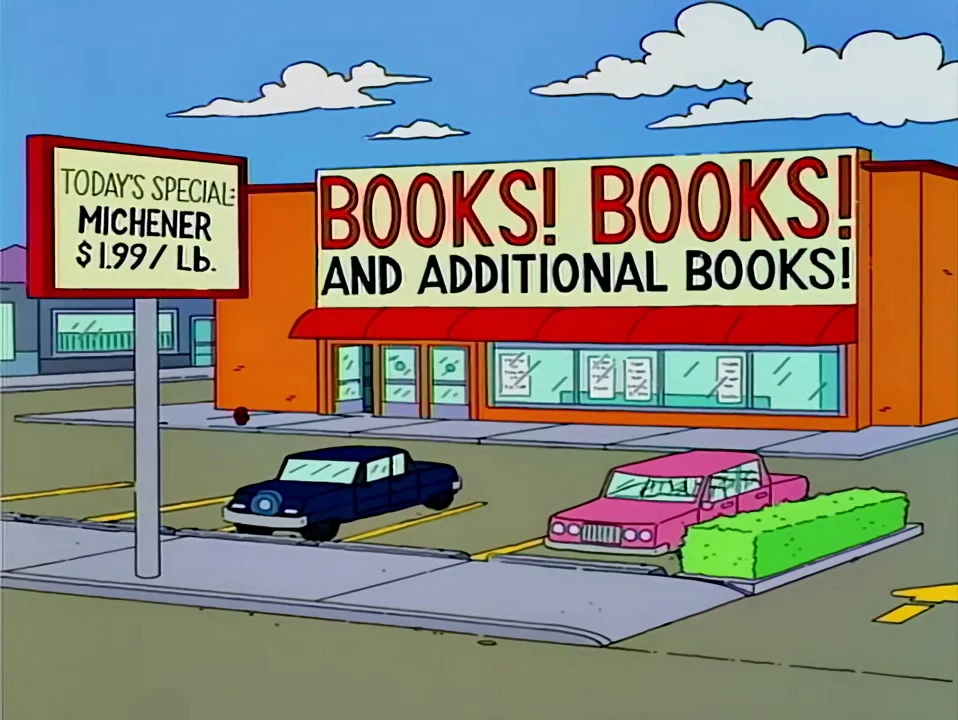 Category:Bookstores | Simpsons Wiki | Fandom