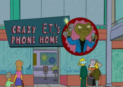 Crazy E.T.'s Phone Home | Simpsons Wiki | Fandom