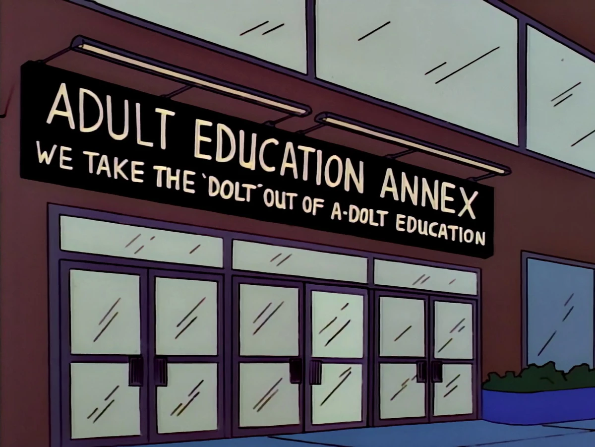 Adult Education Annex | Simpsons Wiki | Fandom